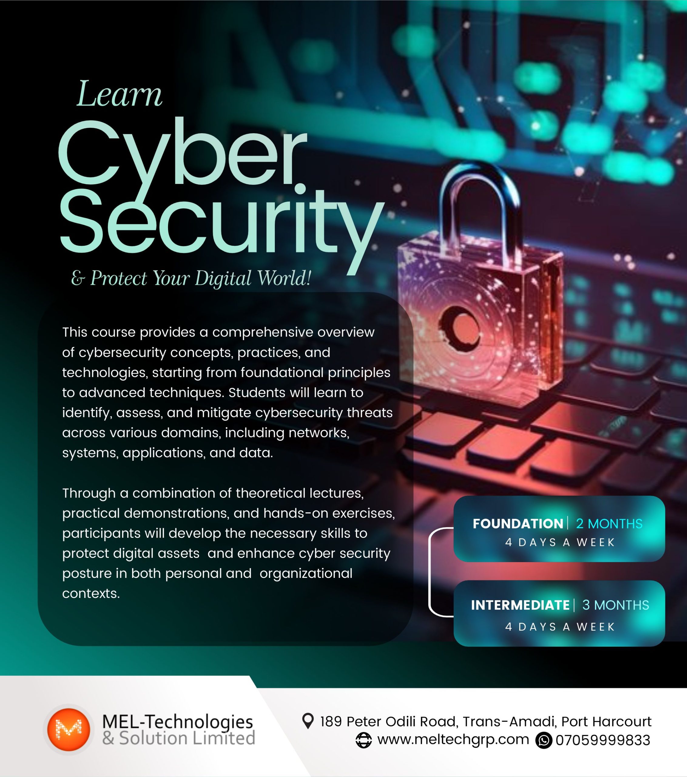 Cyber Security Training in Port Harcourt → MEL-Technologies & Solution ...